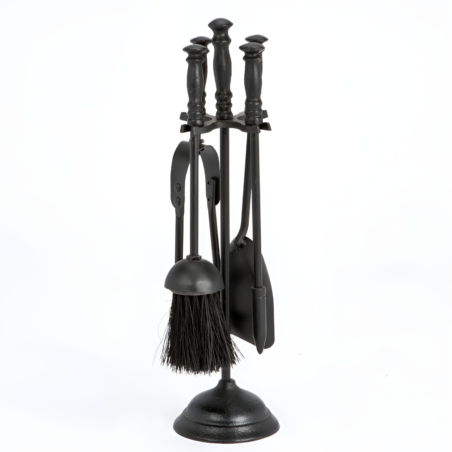5 Piece Fireplace Companion Set Black