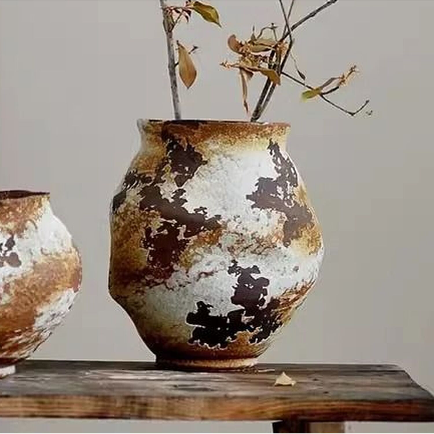 Handmade Rough Finish Ceramic Vase