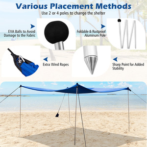 Beach Canopy Shields Beach Tent Sun Shelter