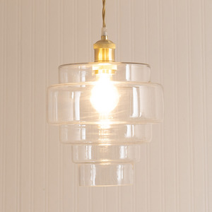 Lane 5 Tier Layered Glass Easy Fit Ceiling Light Shade