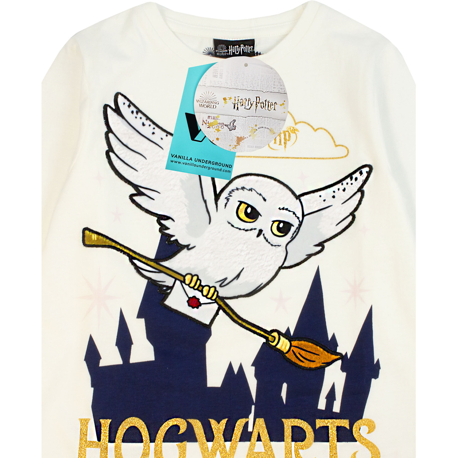 Harry Potter Hedwig Girls Long Sleeve Long Leg Pyjama Set