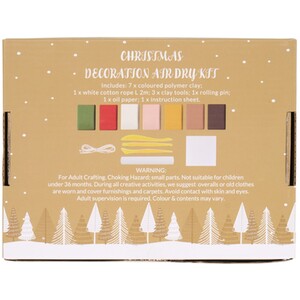 Wooden Ornament Colouring Set