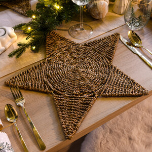 Pack of 2 Woven Star Placemats