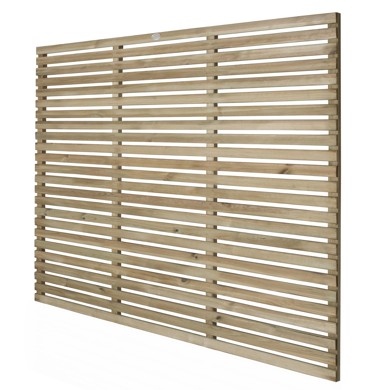 Contemporary Slatted Fence Panel