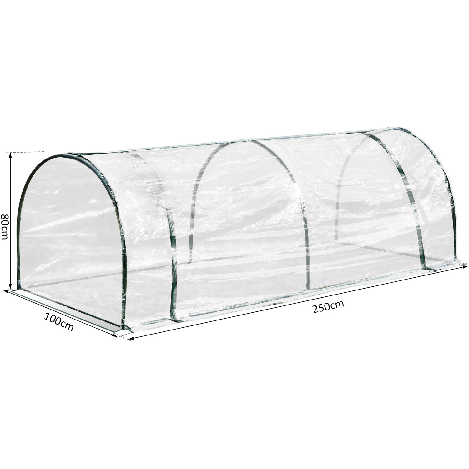 Tunnel Steel Frame Greenhouse
