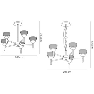 Avalon Ceiling G9 Ceiling Pendant, Semi Ceiling, Chrome, Prismatic Glass