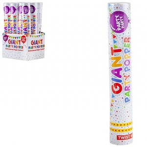 Giant Party Popper Compressed Air Twist Party Canon 30CM Confetti Blast