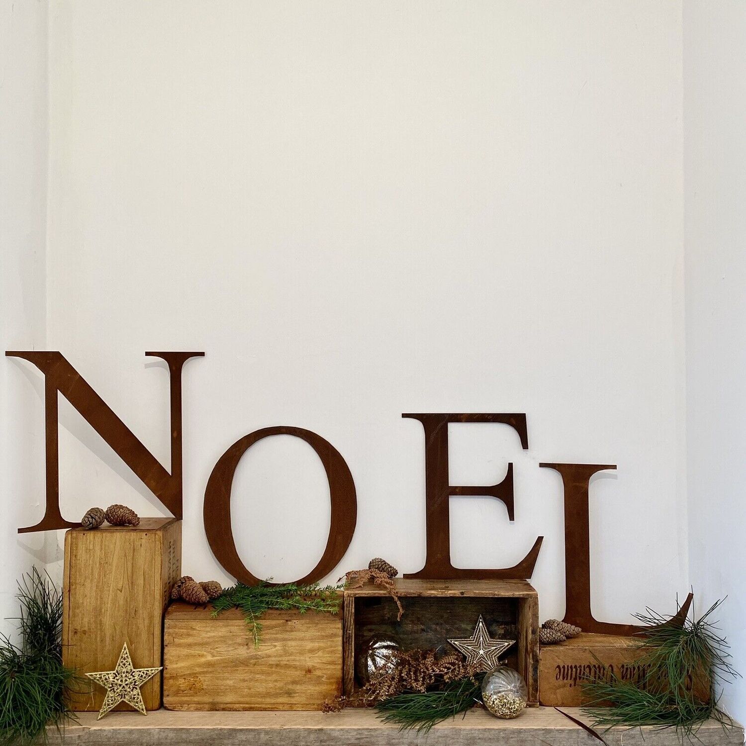 Noel Sign , Christmas Display , Mantle Decoration , Feature , 12" Tall ...
