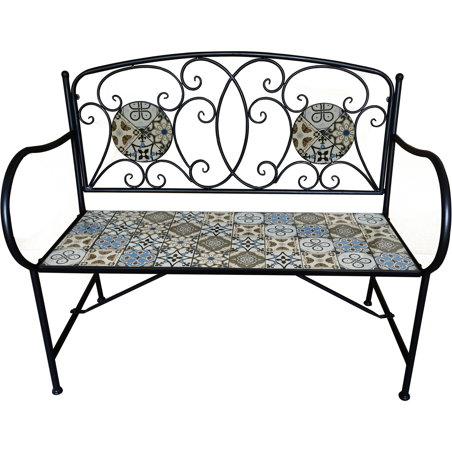 Suntime 60cm Alexandria Mosaic Bench