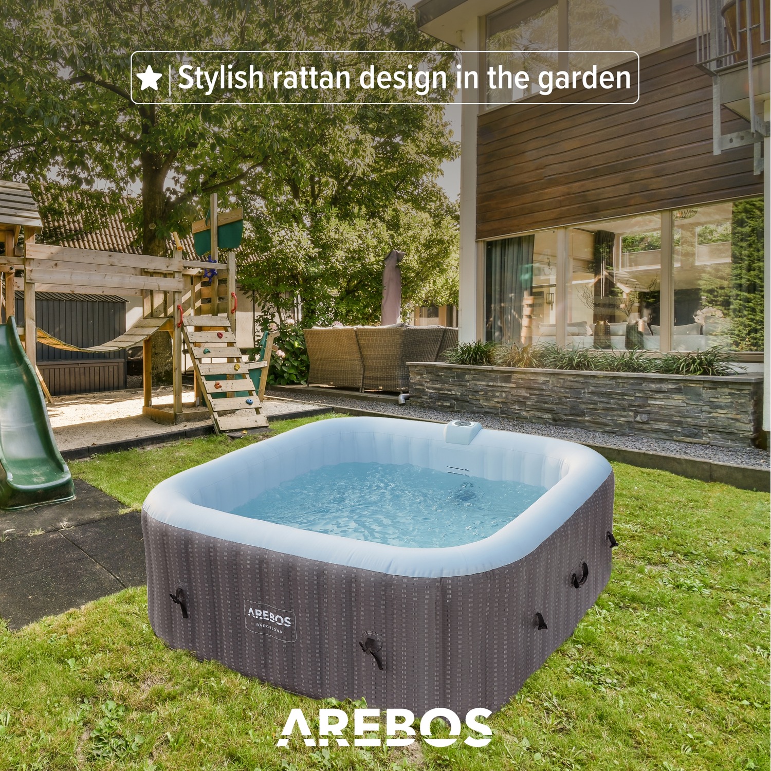 AREBOS Barcelona Spa Whirlpool