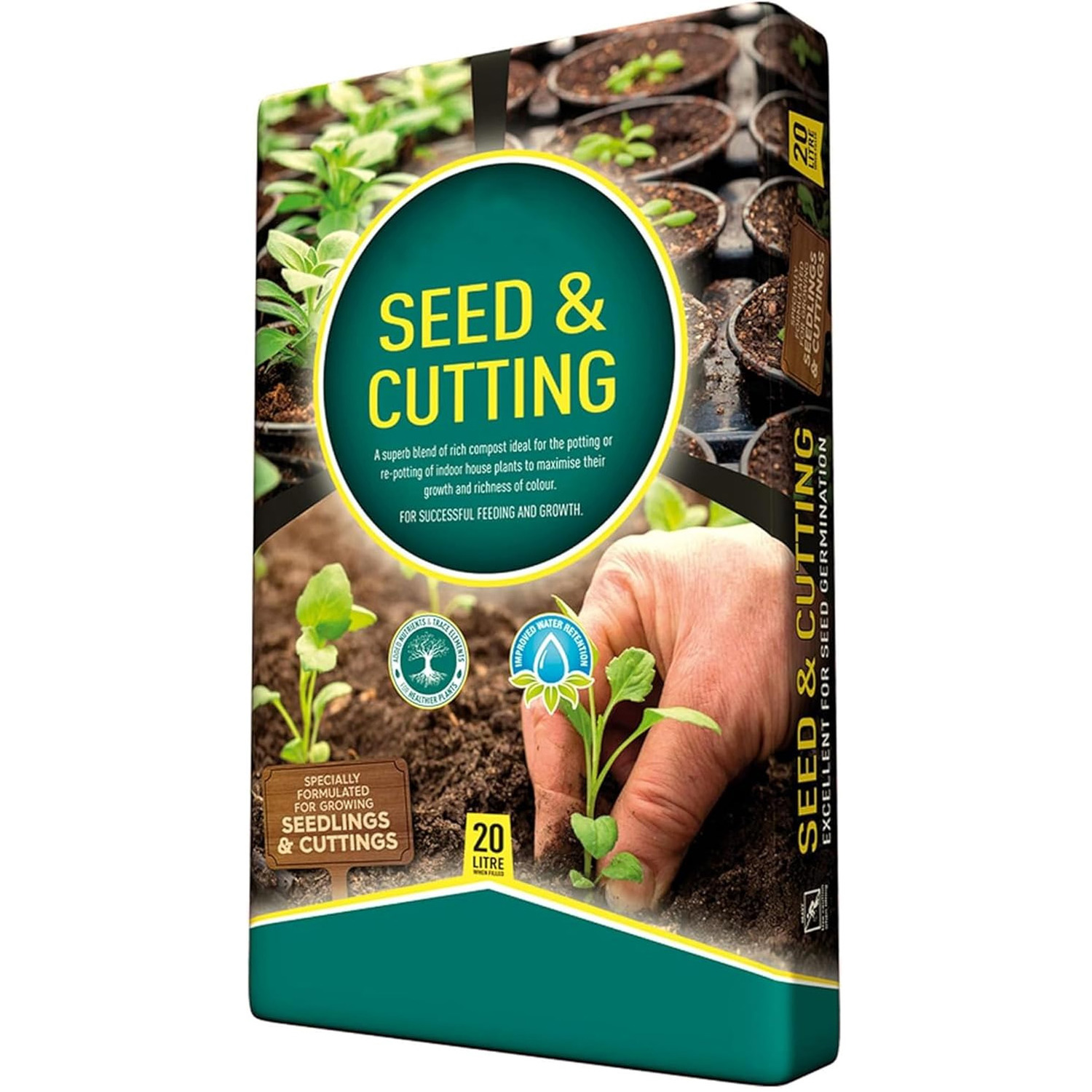 20L Bags Seed Sowing Cutting and Planting Compost Ideal For Potting