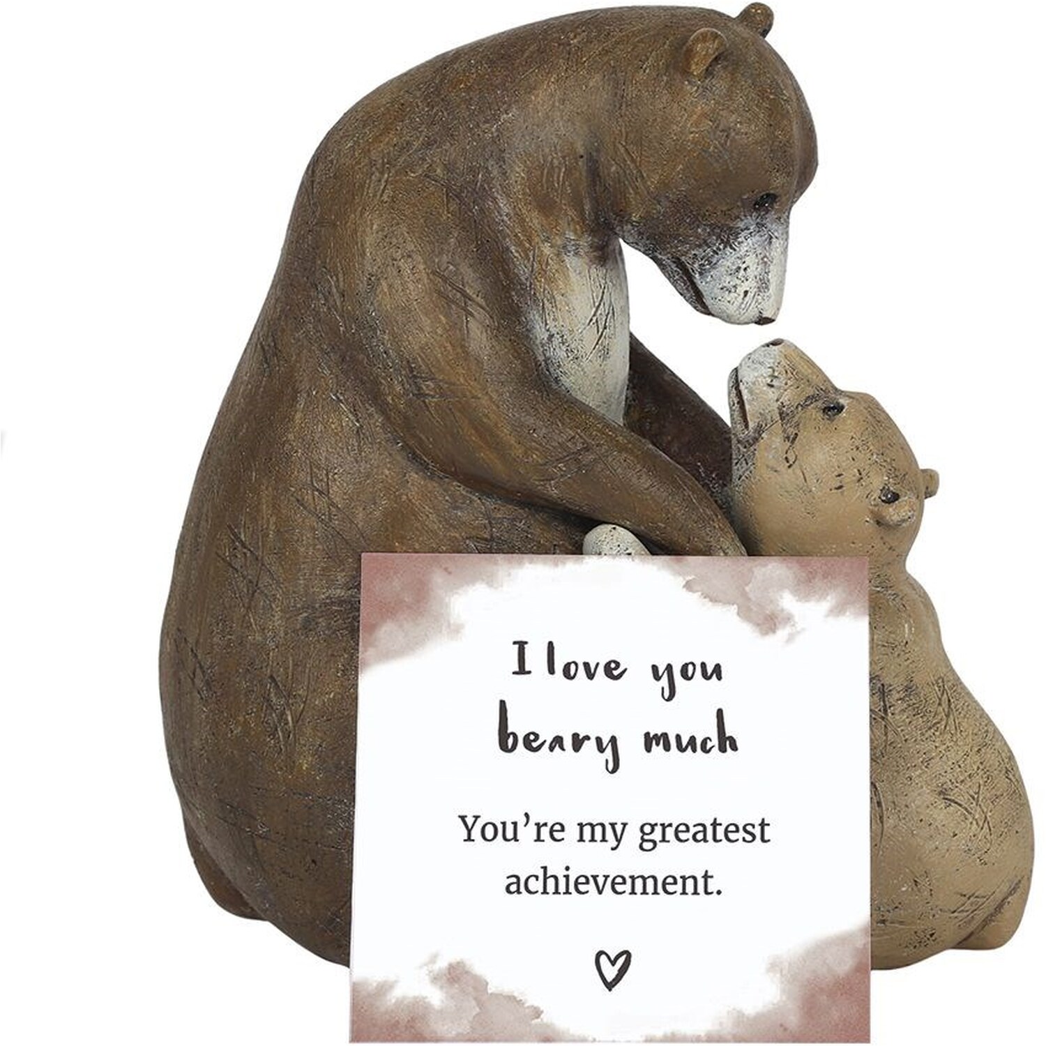 I Love You Beary Much Mother and Baby Bear Ornament