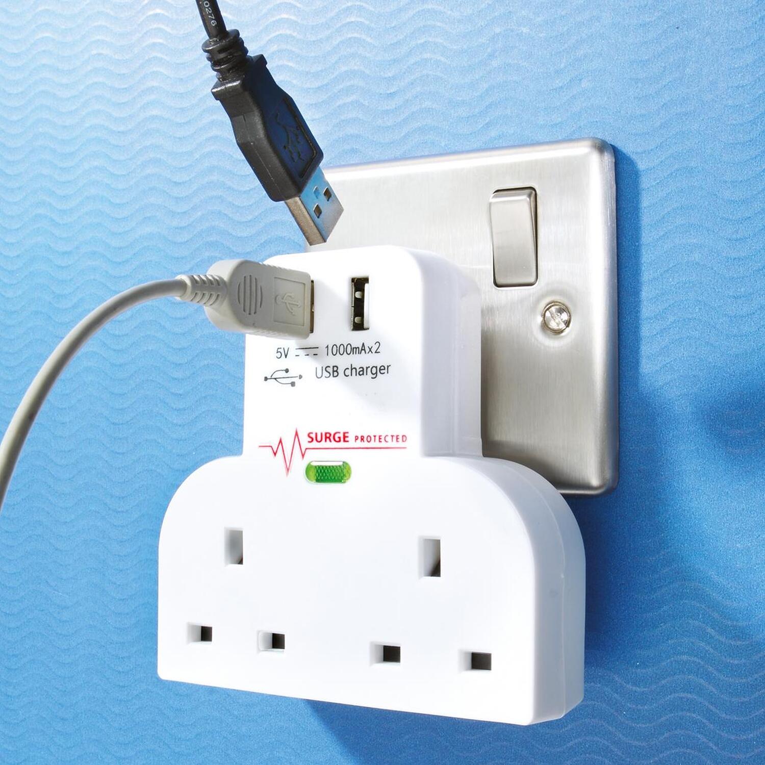 4 Way Multi Socket Adapter