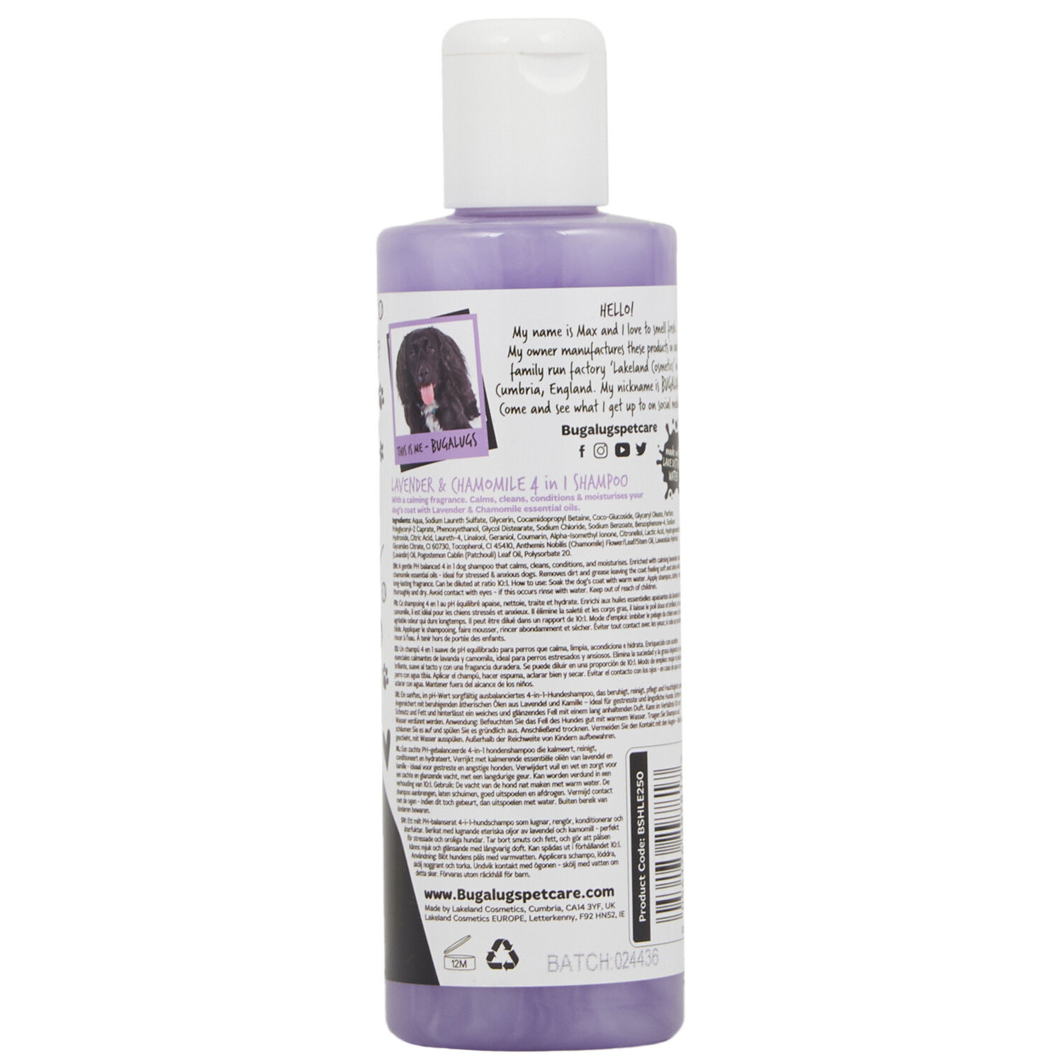 Bugalugs 4 in 1 Shampoo 250ml