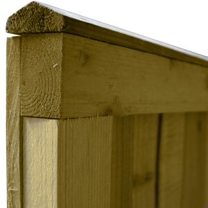 Premier Flat Top Feather Edge Fully Framed Garden Fence Panels