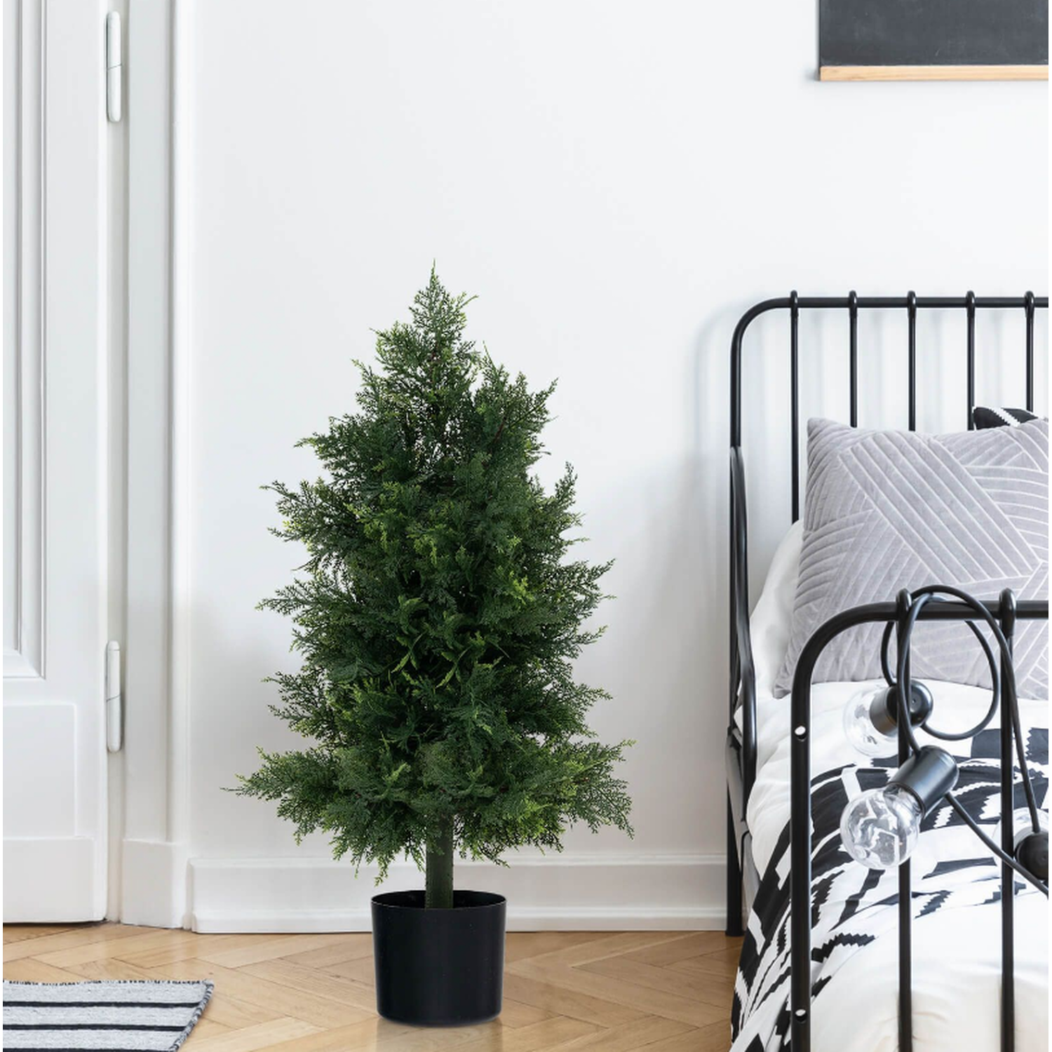 Artificial Cedar Topiary Tree Fake Pine Tree