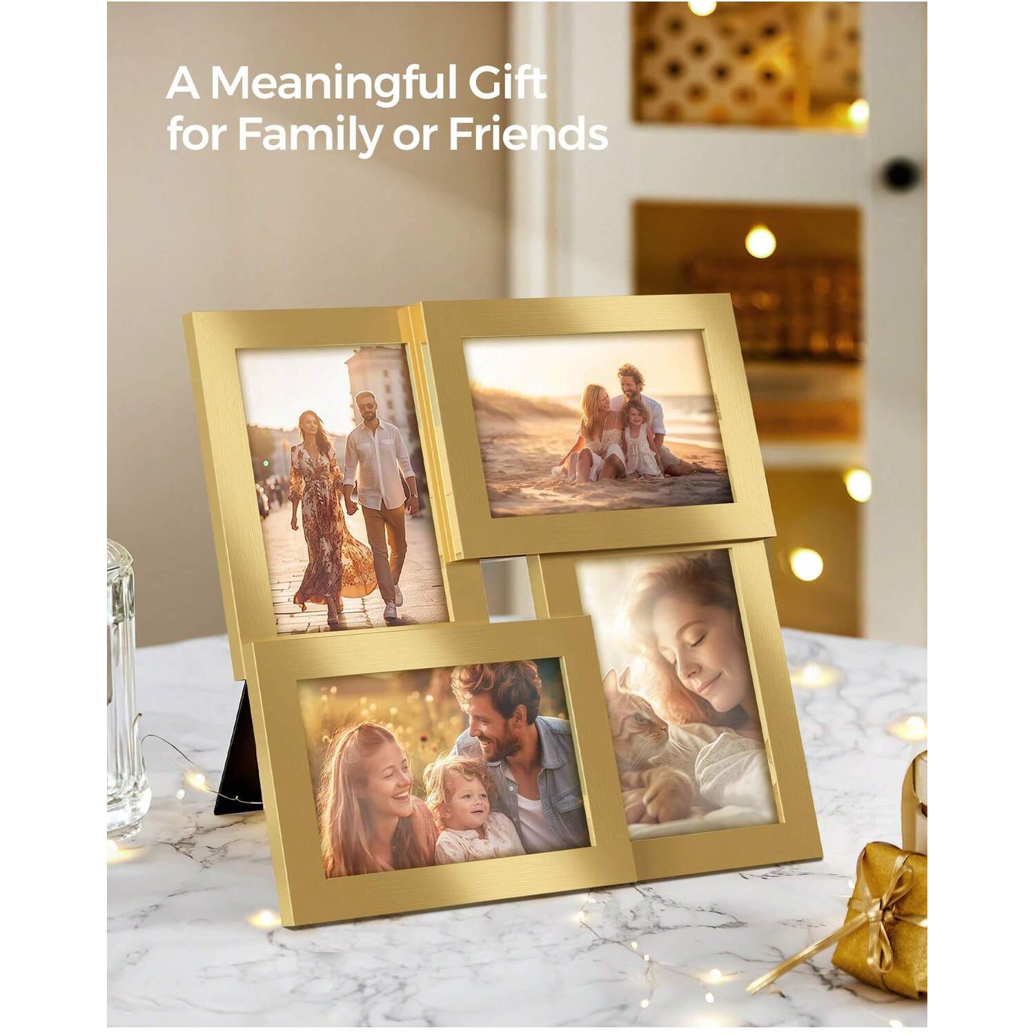 SONGMICS 4-Photo Collage Photo Frames