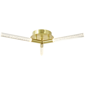 Paige 3 Arm LED Bubble Semi Flush Ceiling Light