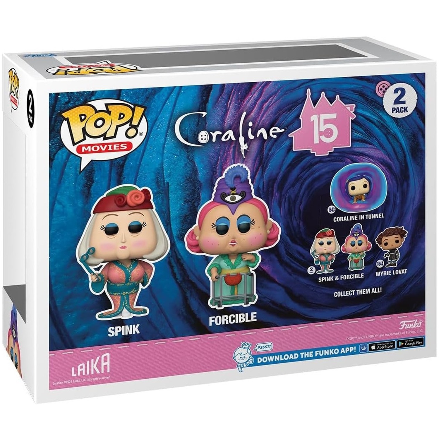 Funko POP Movies Coraline 15th - Spink and Miss Forcible