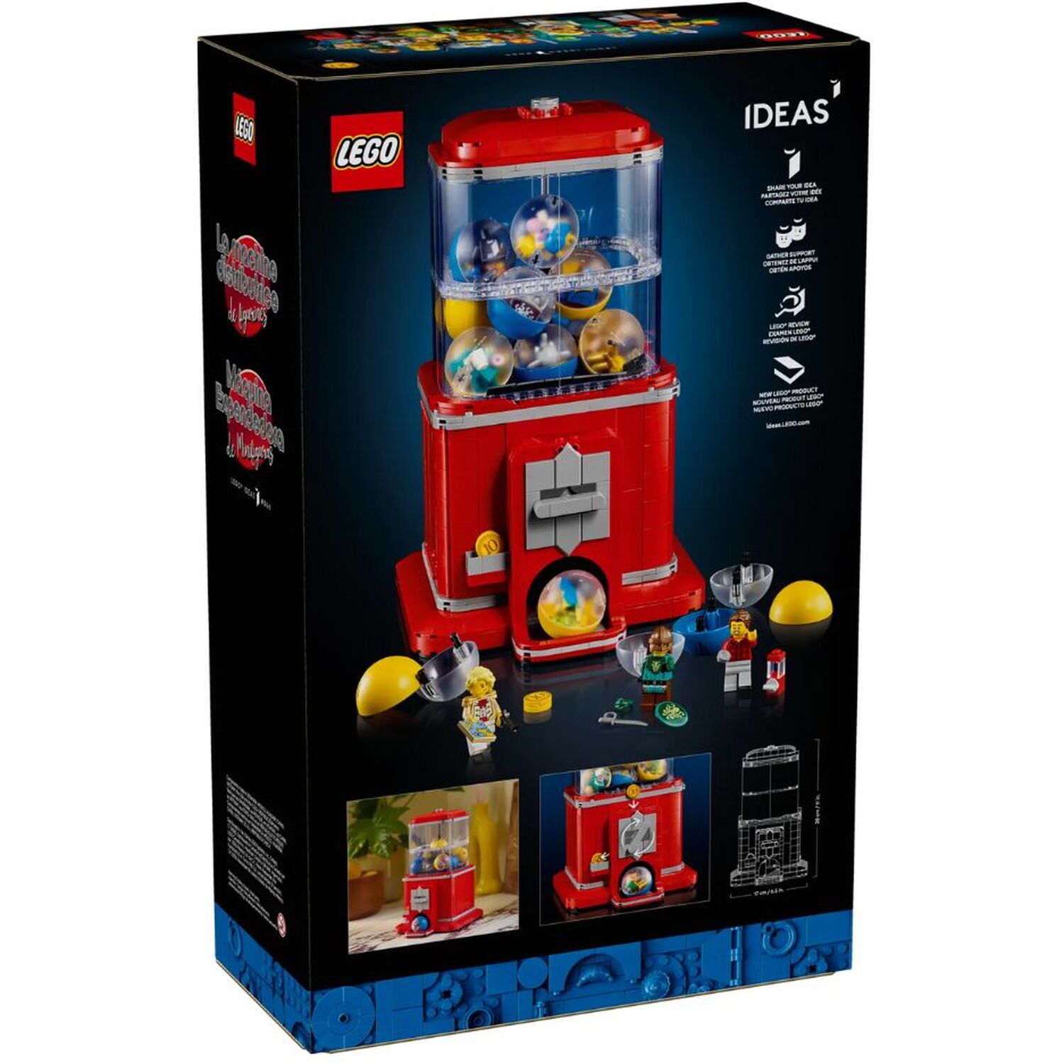 LEGO Ideas 21358 Bubble Gumball Machine
