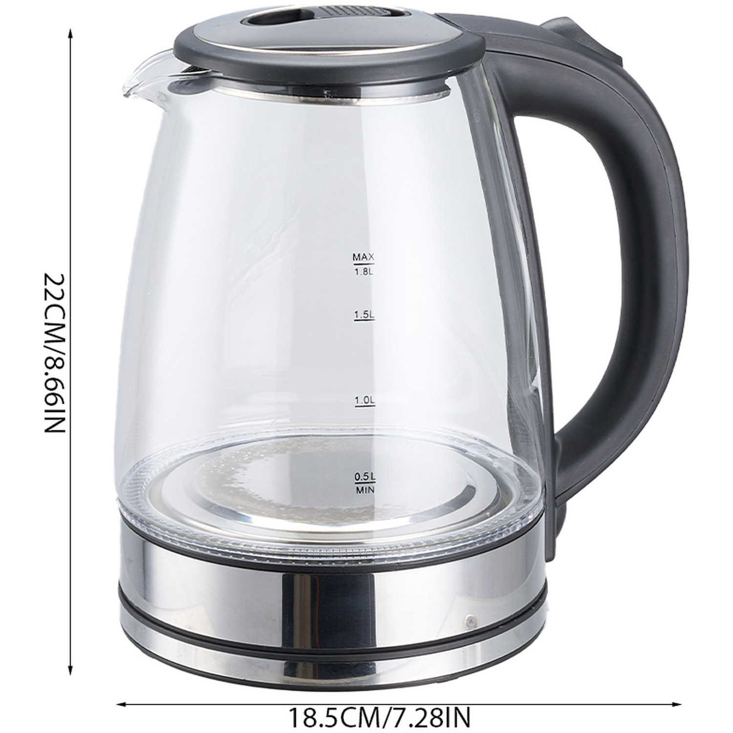 Fast-Boil Electric Kettle with Auto Shut-Off and Boil-Dry Protection