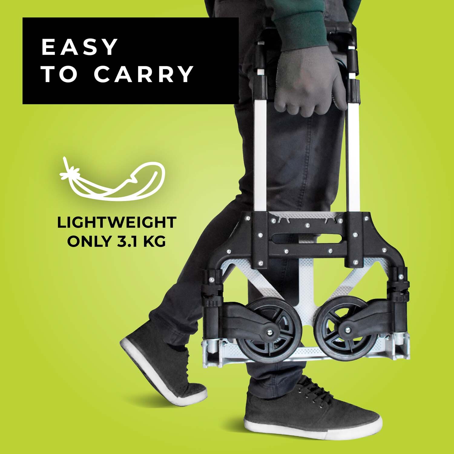 Hand Truck Foldable Trolley 80Kg