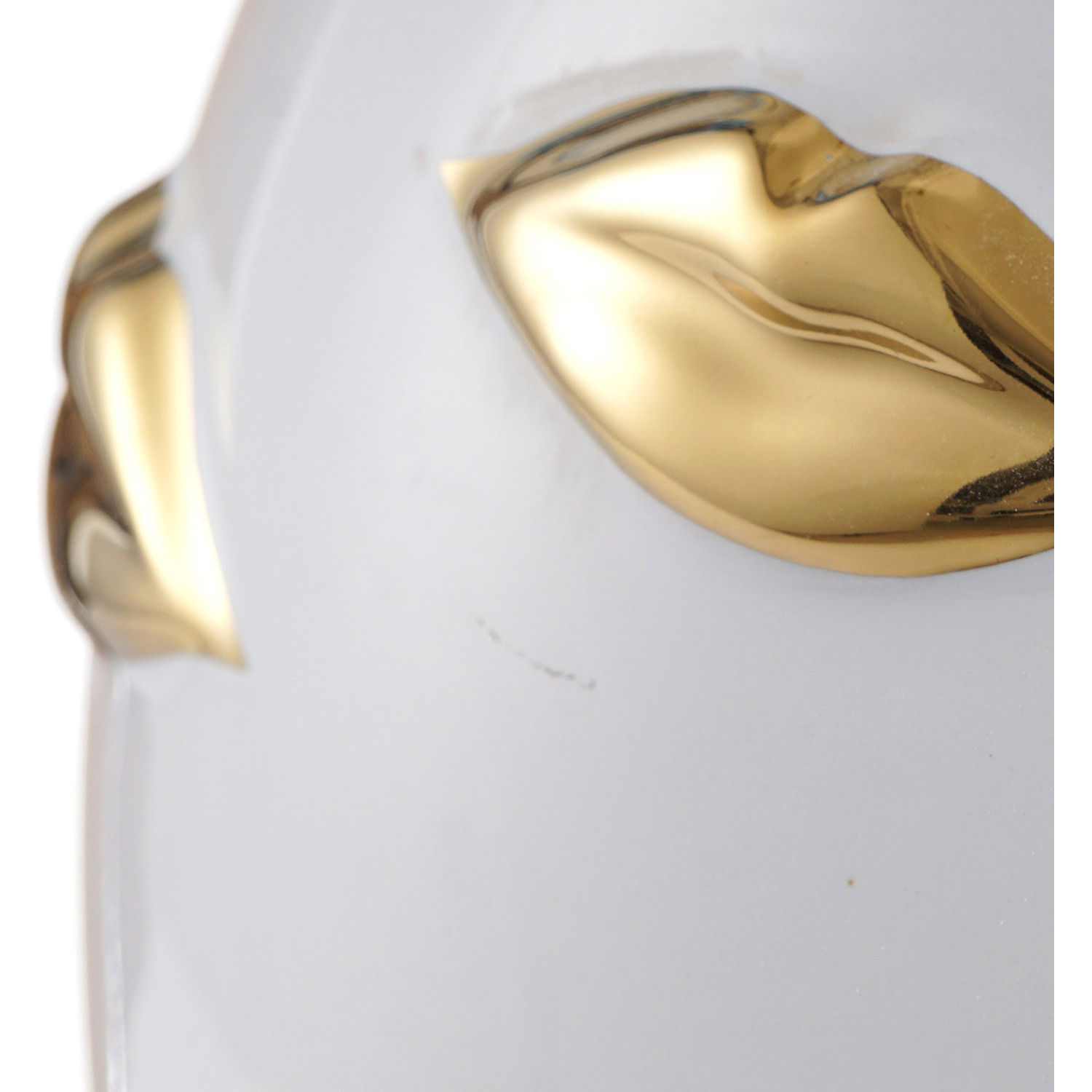 Handmade Lips Design Ceramic Vase