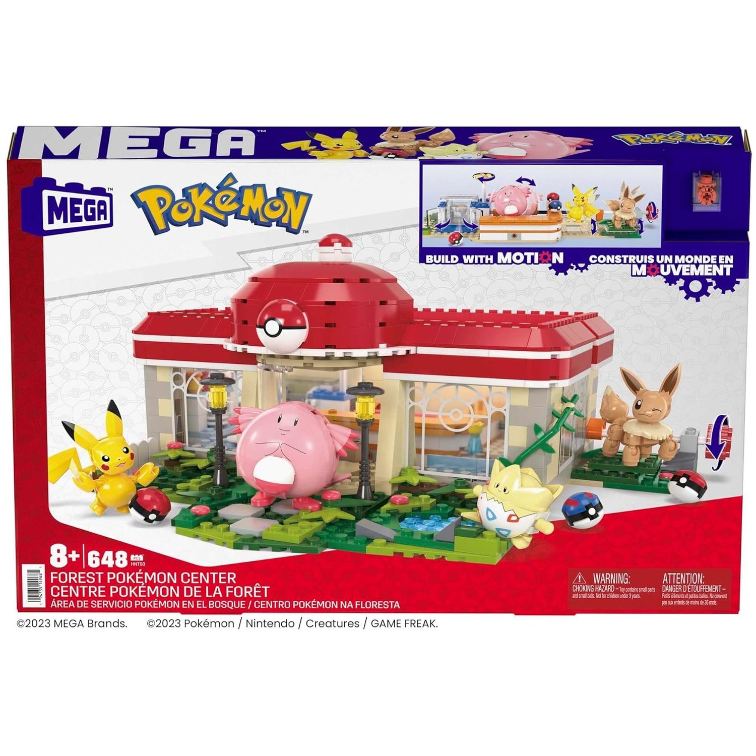 Pokemon Building Toys Set Forest Pokemon Center