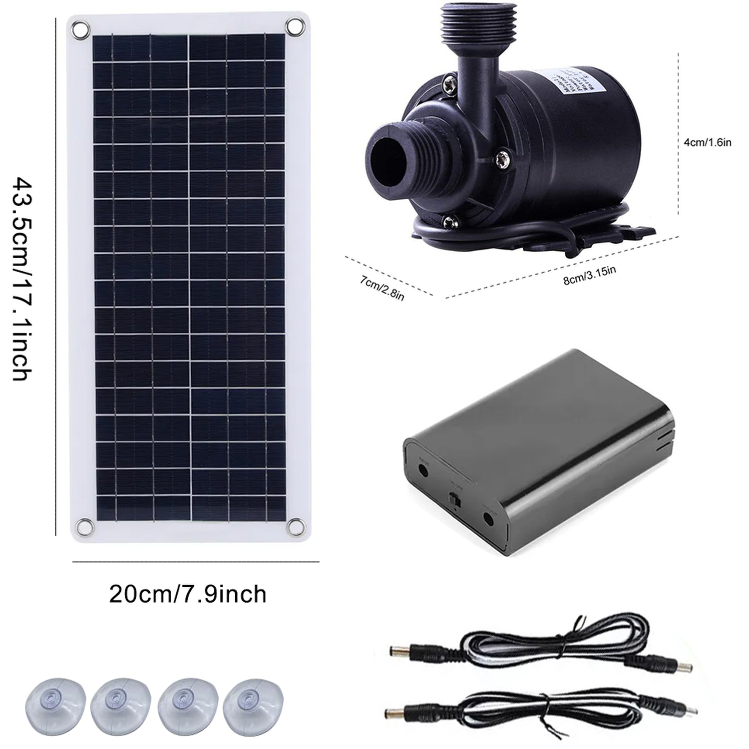Solar Powered Garden Water Feature Pump 800LH