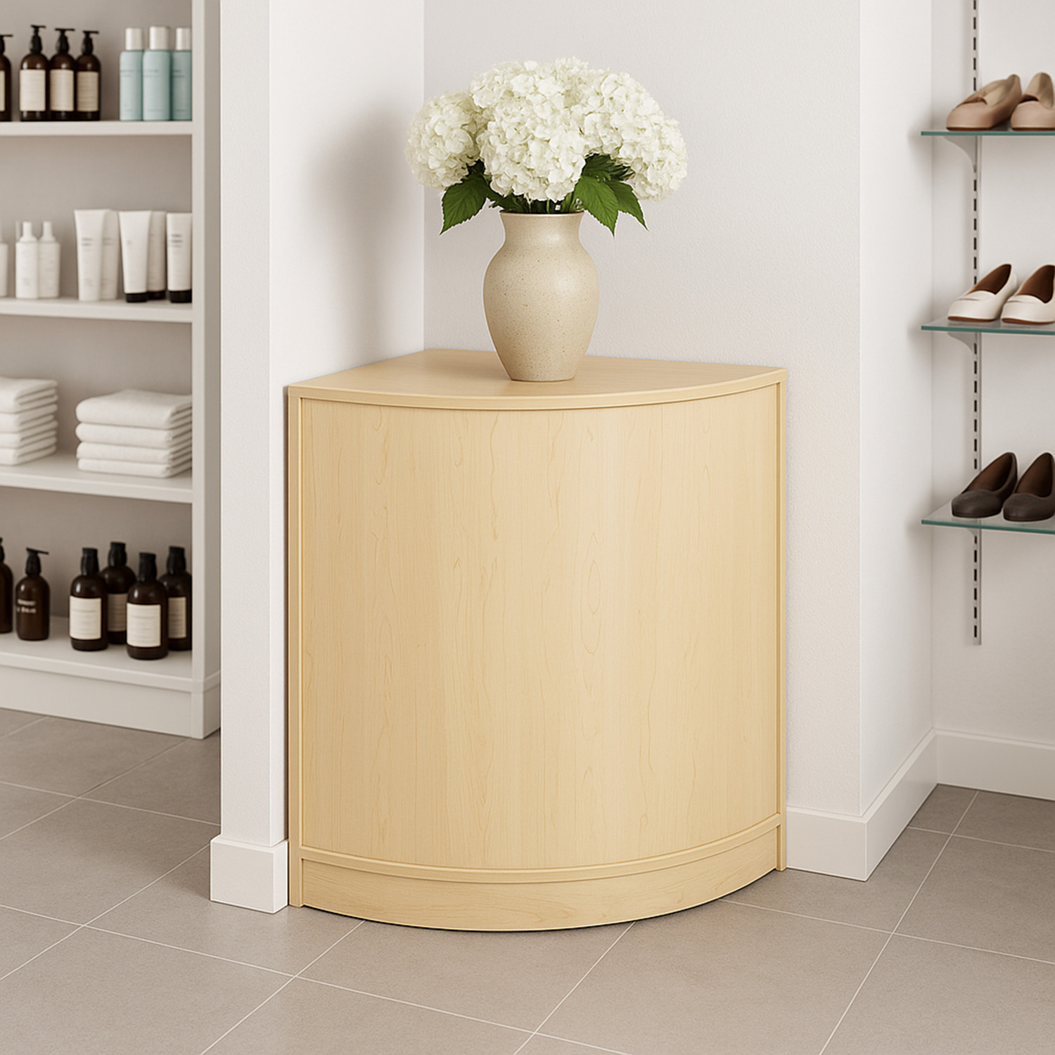 CM60 Retail Shop Corner Counter