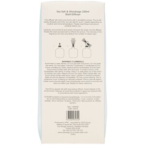Sea Salt and Woodsage Shell Reed Diffuser