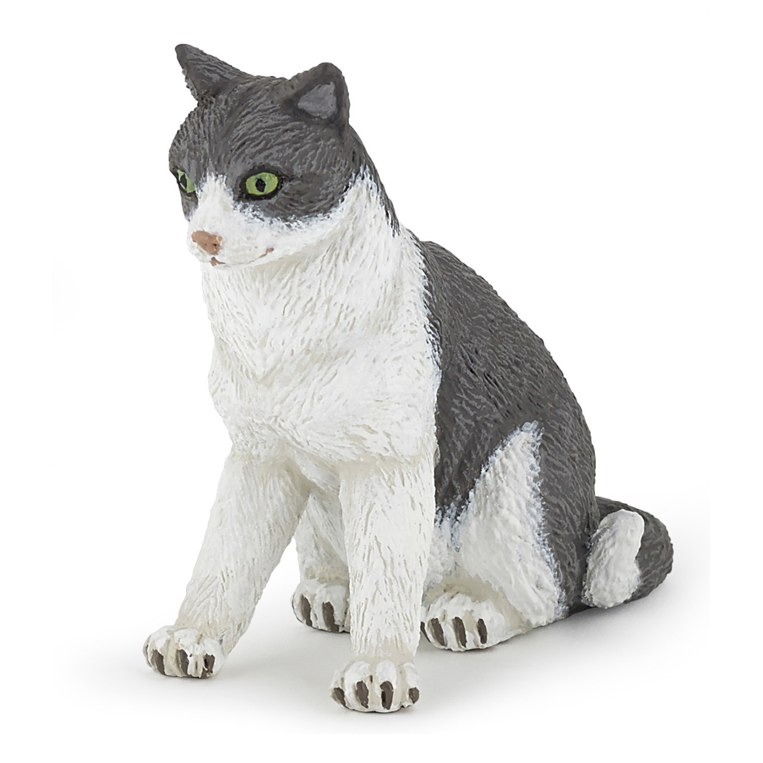 PAPO Dog and Cat Companions Sitting Down Cat Toy Figure