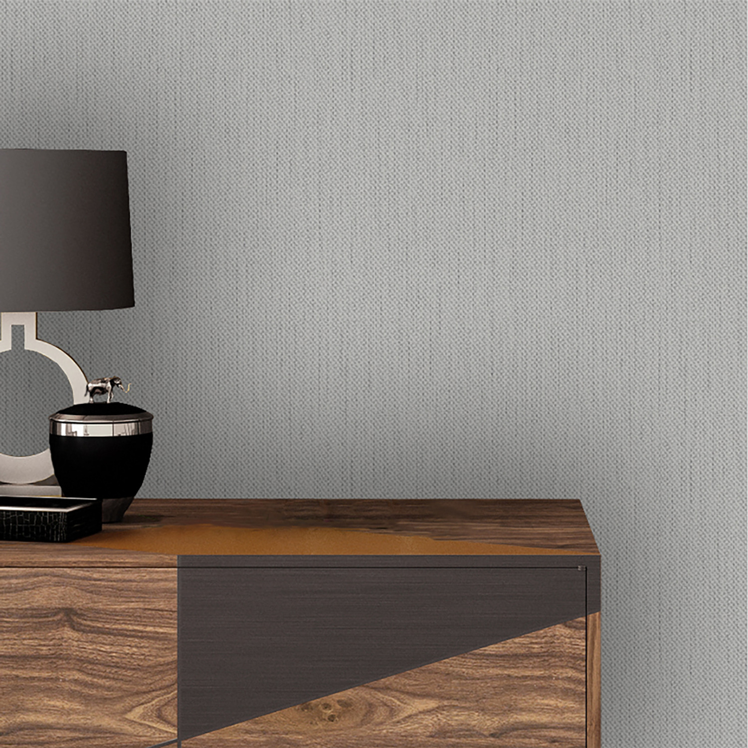 Amelie Texture Dark Grey Wallpaper