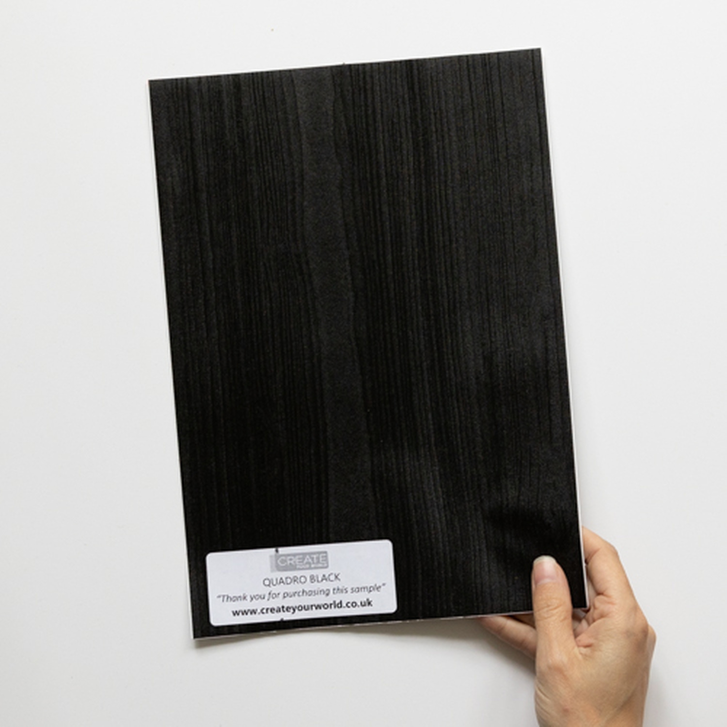dc fix Quadro Black Self Adhesive Vinyl Wrap for Kitchen Doors and Worktops