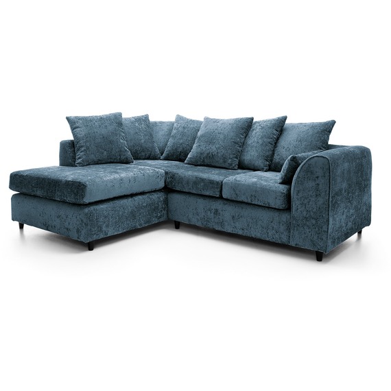 Harriet Crushed Chenille Left Facing Corner Sofa