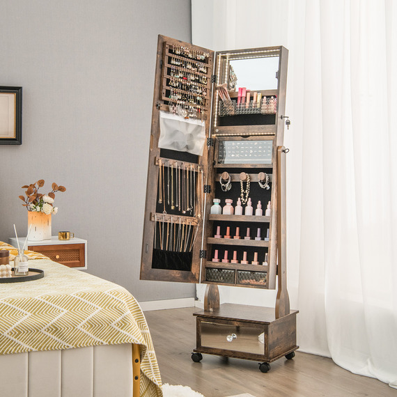 Mobile Jewelry Cabinet Jewelry Armoire