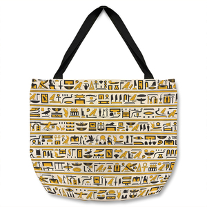 Ancient Egyptian Hieroglyphs Tote bag