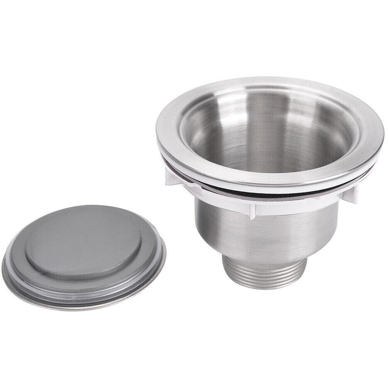 Kitchen Single Sink Square Wash Basin With Removable Drainer Set