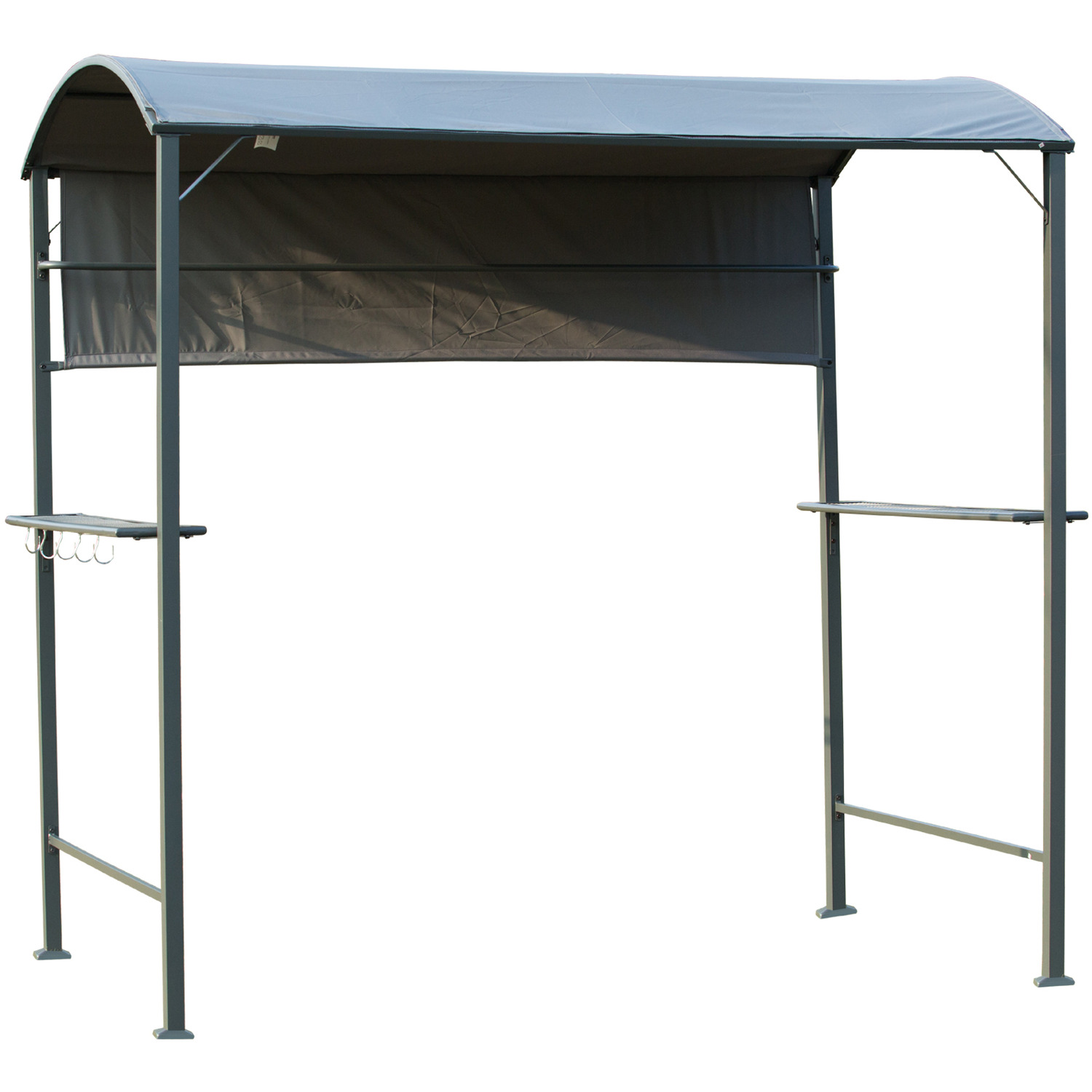 Outdoor Metal Smoking BBQ Gazebo Tent