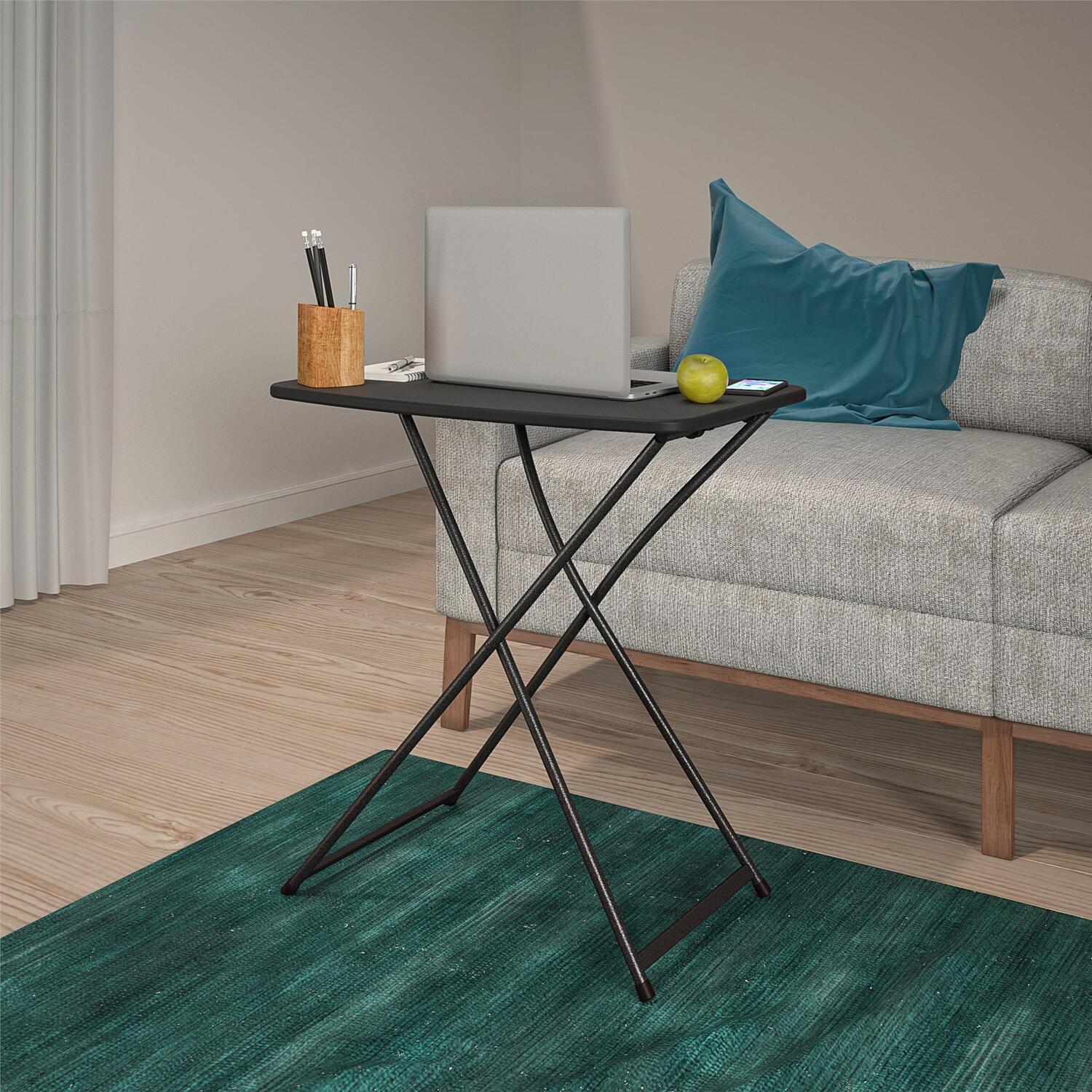2Pk Adjustable Folding Table