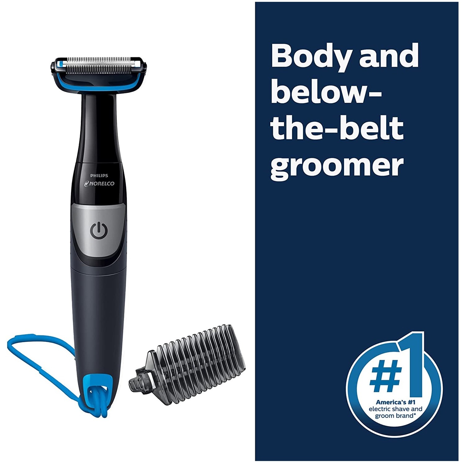 Philips Series 1000 BodyGroom Cordless Body Hair Trimmer