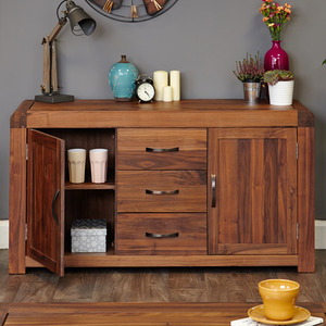 Shiro Walnut Large Sideboard