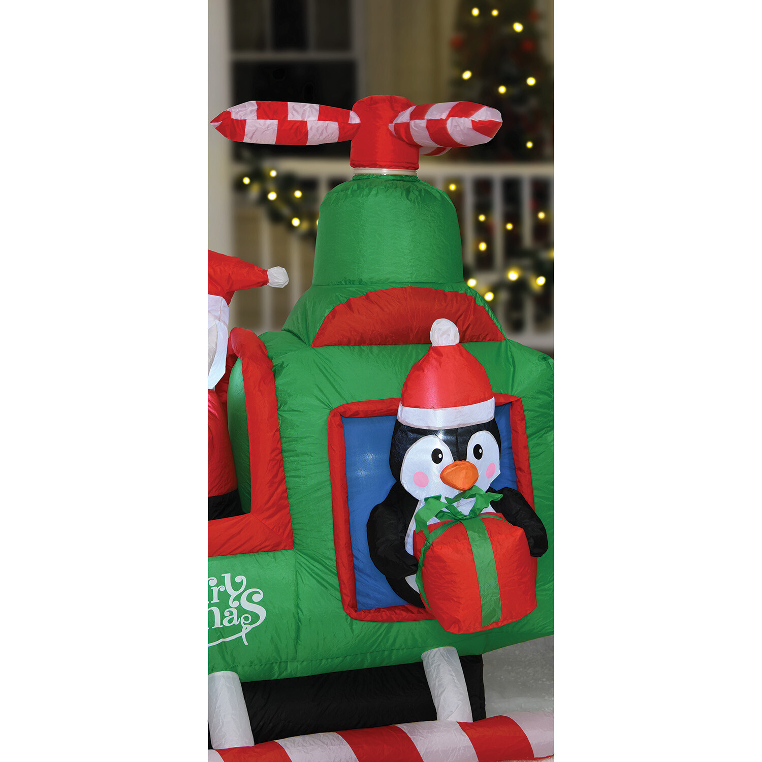 Santa Helicopter Inflatable
