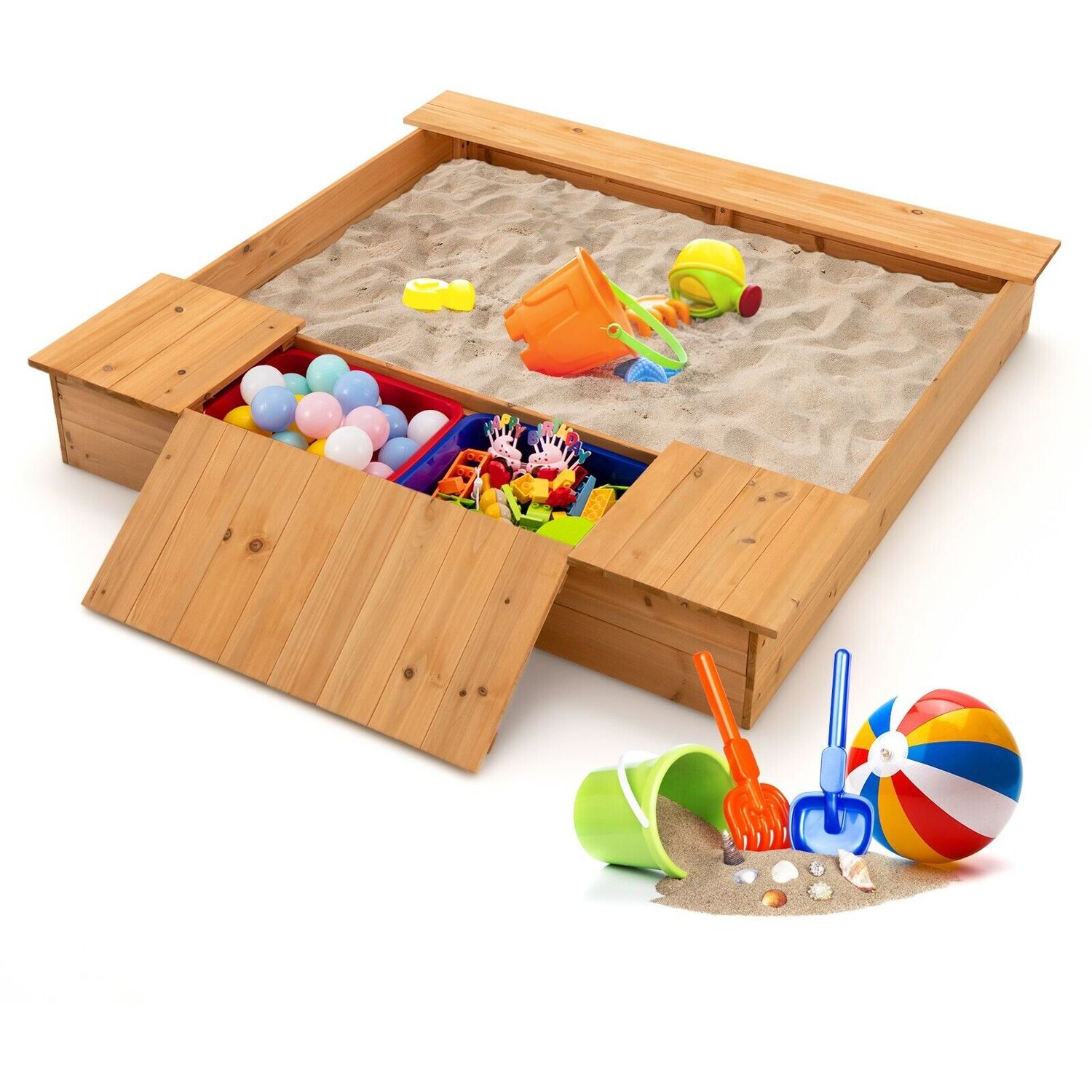 Outdoor Children Sandbox Play Station