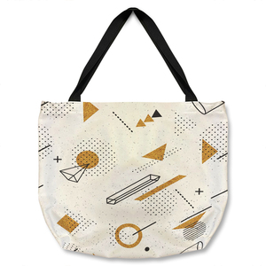 Trendy Geometric Elements Tote bag