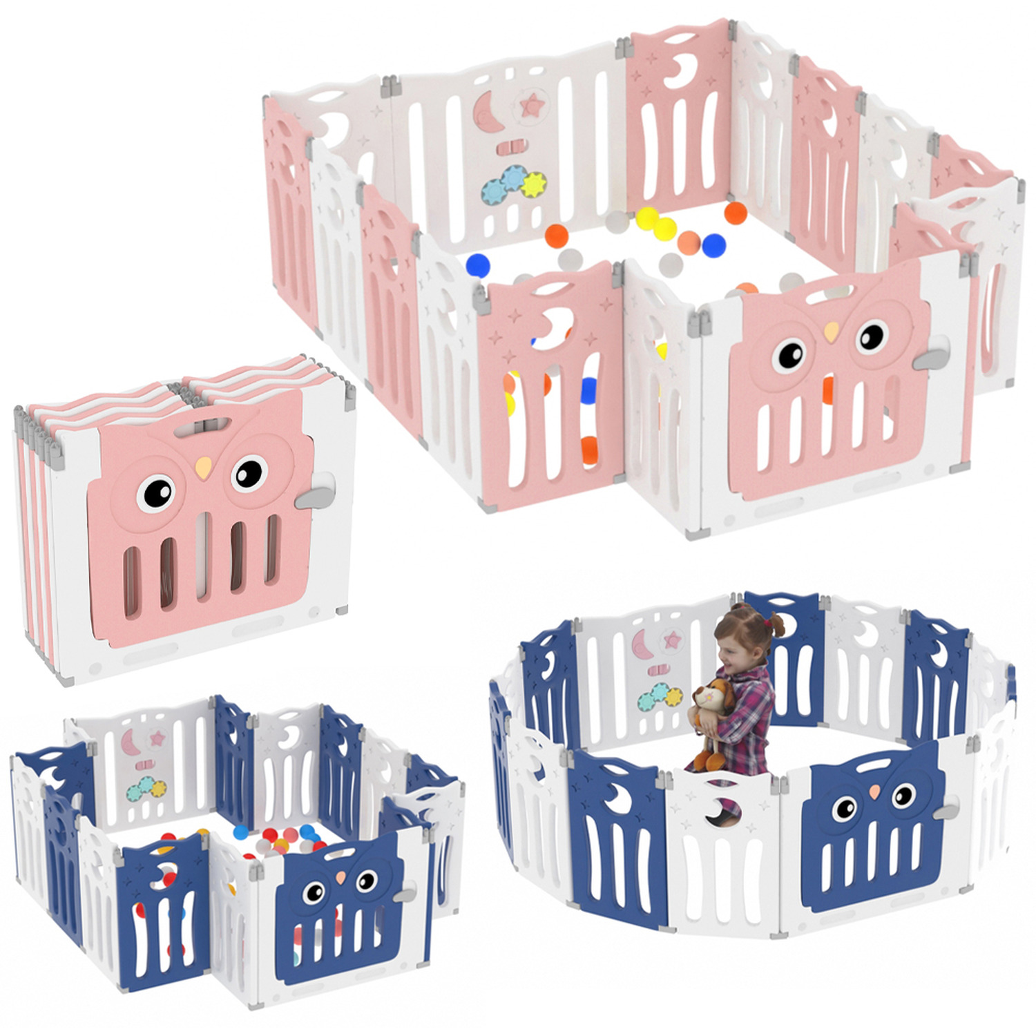 Kidkid Foldable Baby Safety Playpen
