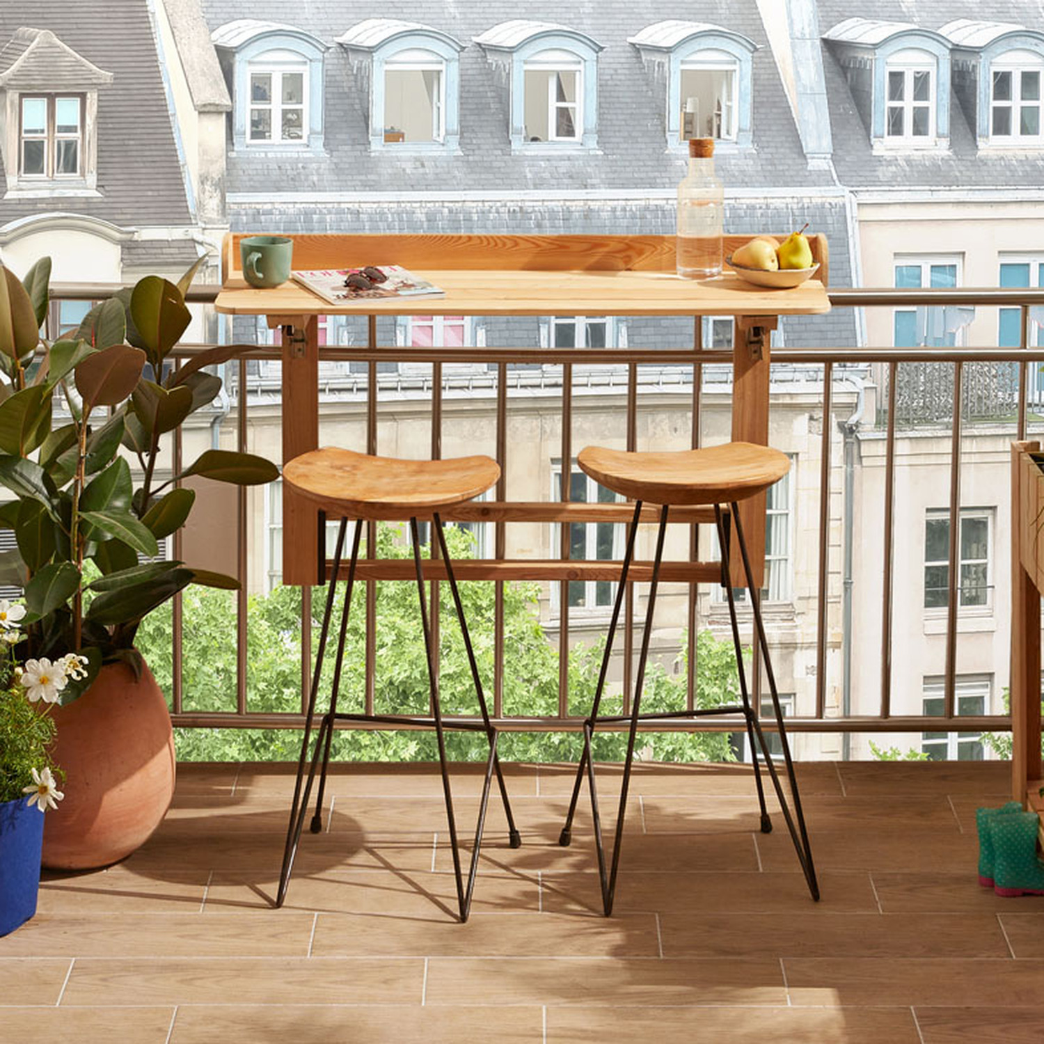 Acanta Outdoor Balcony Table Bar