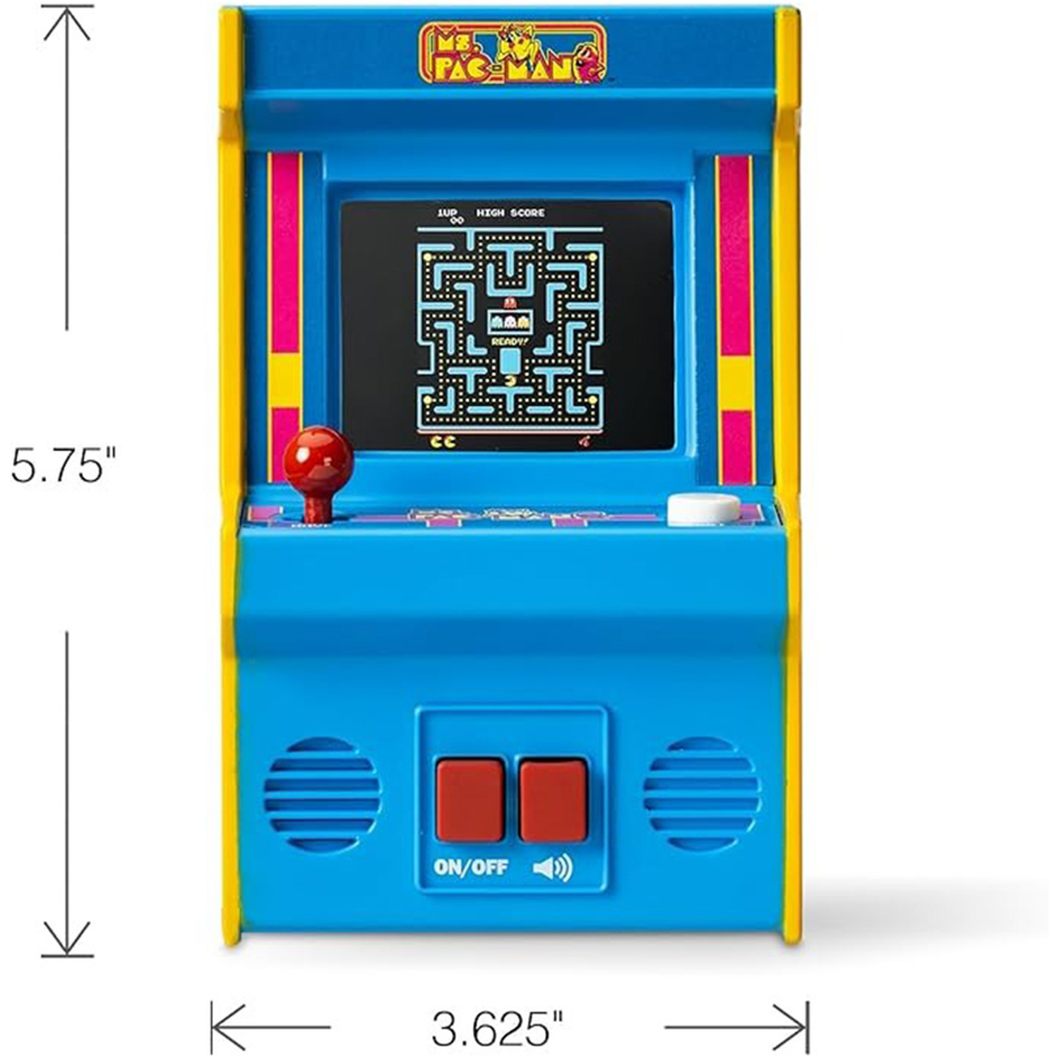 Ms. Pac-Man Mini Arcade Classics Series With TFT Screen