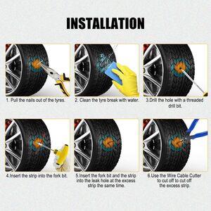 Tubeless Tyre Puncture Repair Kit