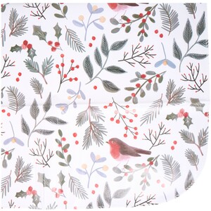 Merry Robin Wipe Clean Tablecloth